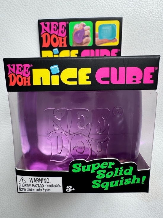 Schylling | Toys | Ships Today Needoh Nice Cube Purple Squishy Fidget ...